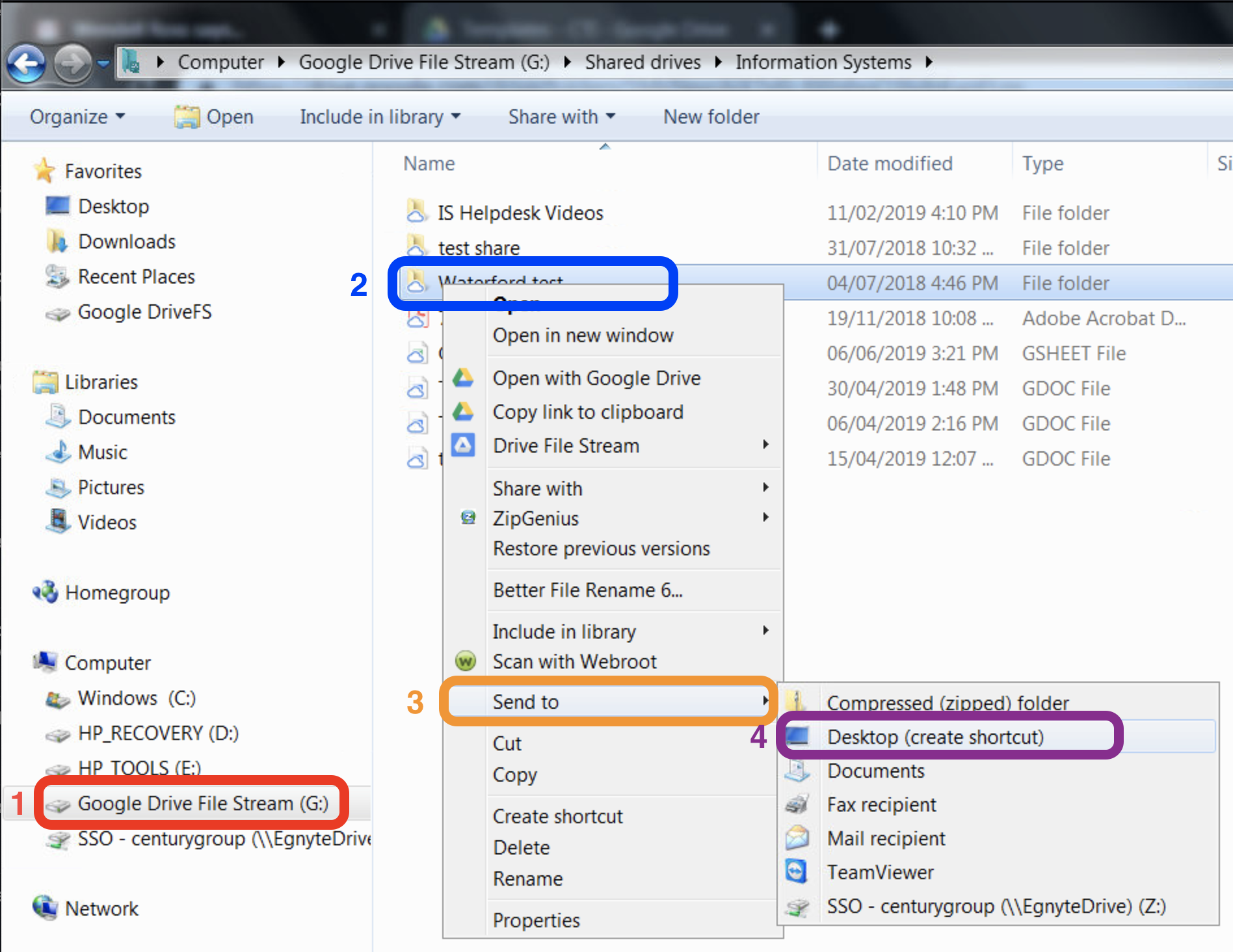 Google Drive Broken Desktop Shortcuts Century Group Resolution Centre